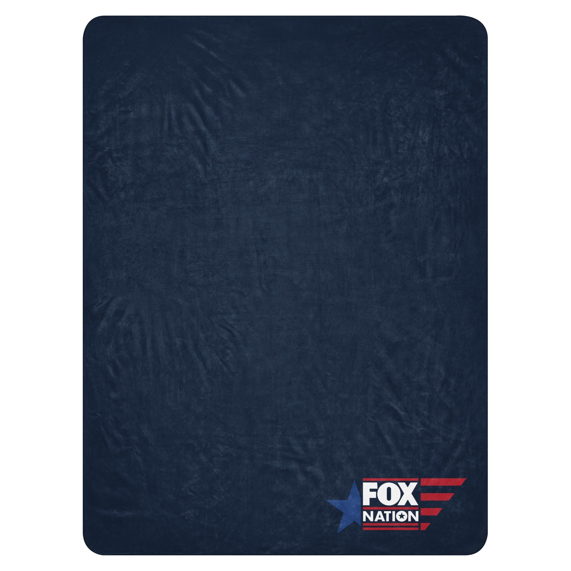 Fox Nation Logo Sherpa Blanket