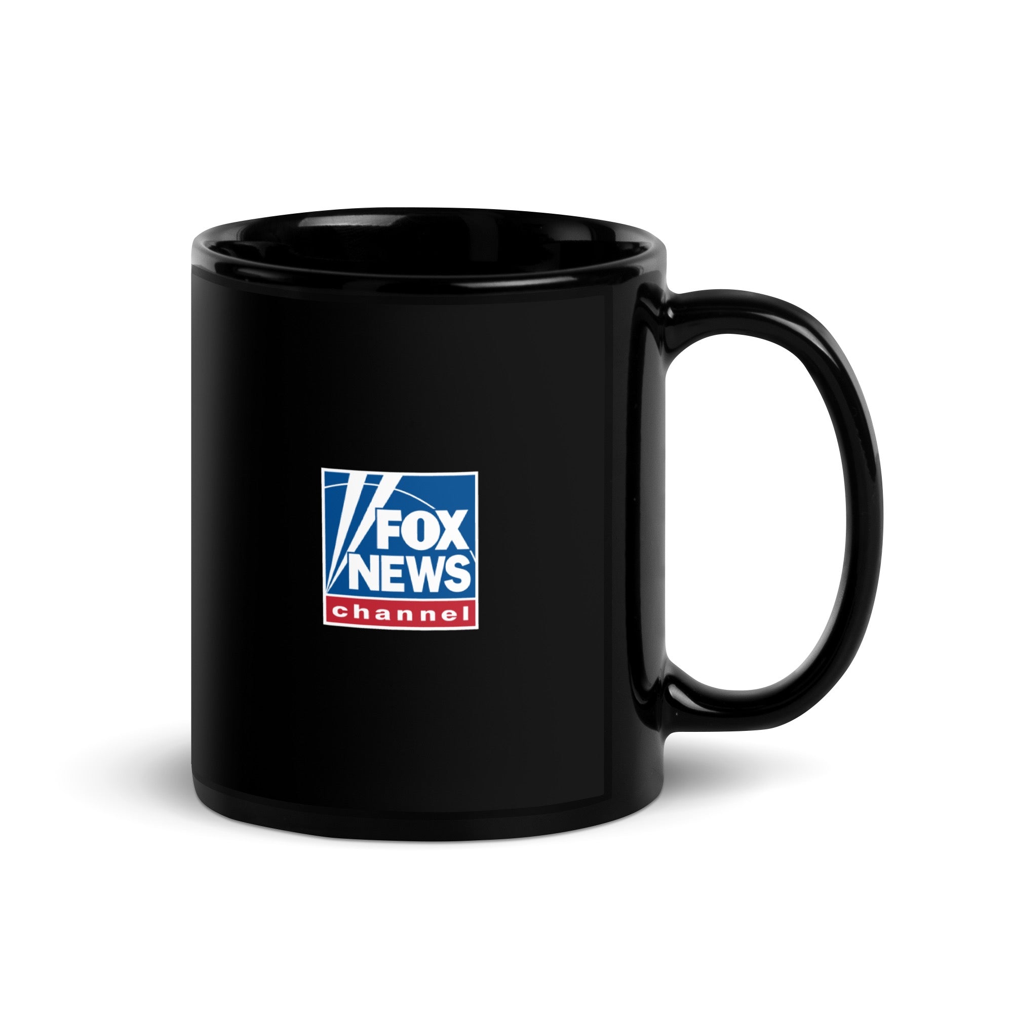 Fox News Ampersand Black Glossy Mug